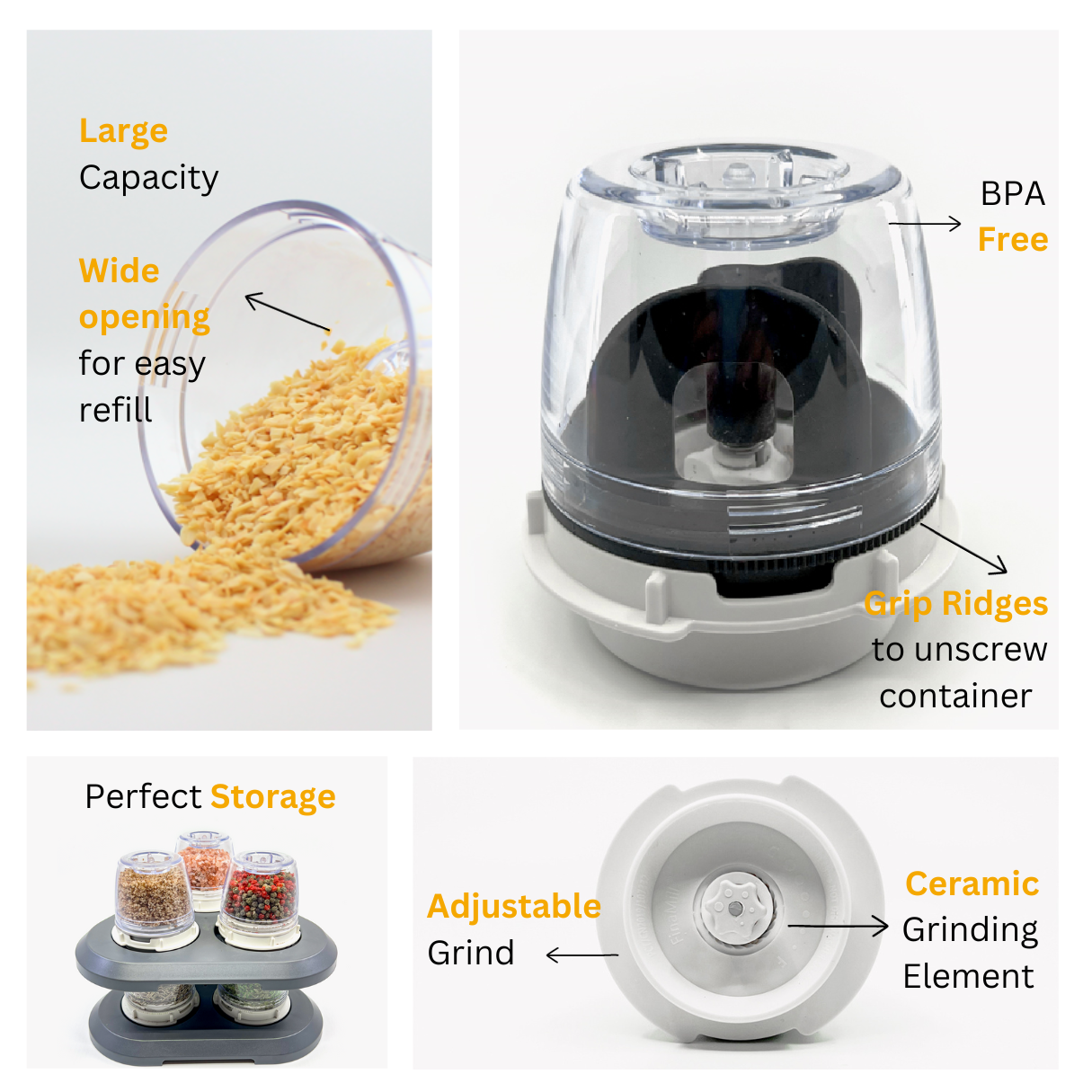 Finapod MAX for Larger Spices and Dried Herbs | FinaMill